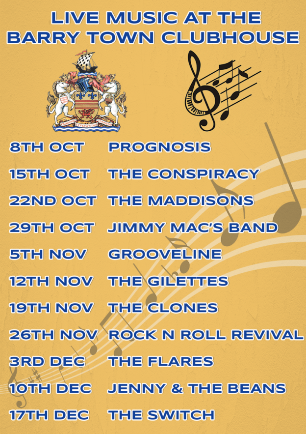 Clubhouse Bookings - Barry Town United